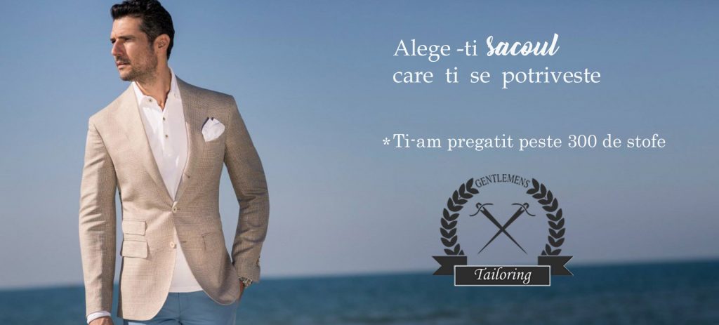 Sacou barbatesc croite pe masura | Gentlemen`s Tailoring | Top calitate